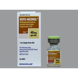 Depo-Medrol 40 Mg Injection 1ml | Methylprednisolone | Medrol | Dosage