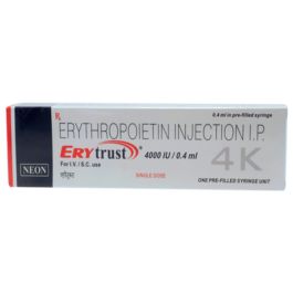 Erytrust 2000 IU 1ml Injection | Epoetin Alfa | Procrit