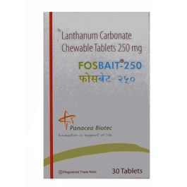 Fosbait 500 Mg | Lanthanum Carbonate | Fosrenol | Uses