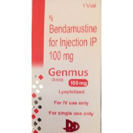 Genmus 100 Mg Injection | Bendamustine | Bendeka Treanda | It's Uses