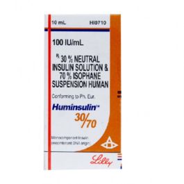 Huminsulin 30/70 100IU/ml Cartridge 3ml | Human Insulin Regular | It's Uses