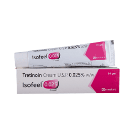 Isofeel 0.025 Cream | Tretinoin | Price | Side Effects