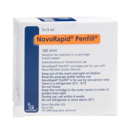 Novorapid 100 IU/ml Penfill | Insulin Aspart | Novo Log FlexPen
