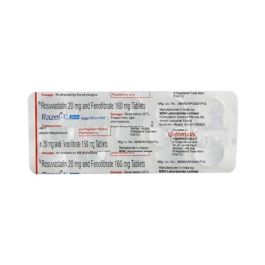 Razel-F 20 Forte Tablet | Fenofibrate + Rosuvastatin | Tricor+Crestor