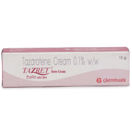 Tazret Forte Cream 0.1% ( 15 gm) | Tazarotene | Tazorac | It's Dosage
