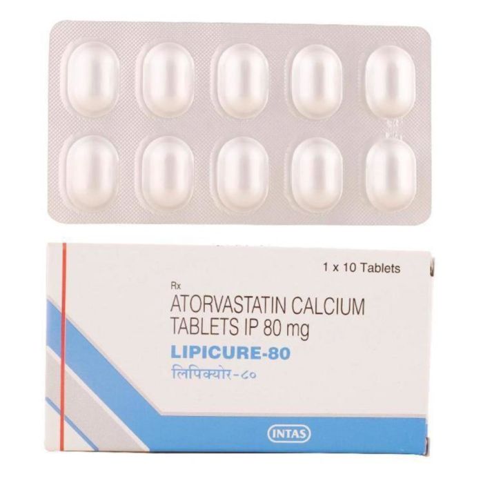 Lipicure 80 Tablet | Atorvastatin | Lipitor | It's Precautions | Uses