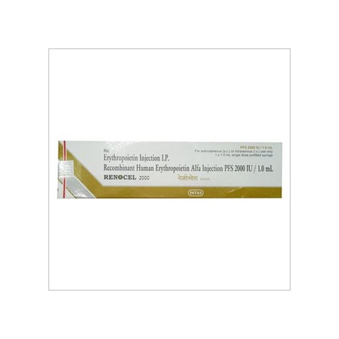 Renocel 2000 IU Injection | Epoetin Alfa | Procrit