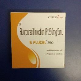 5 Flucel 250 Mg Injection 5 ml | Fluorouracil | Fluoroplex