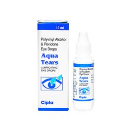 Aqua Tears 10 ml | Polyvinyl Alcohol + Povidone+ Benzalkonium Chloride