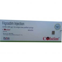 Colstim 300 Mcg Prefilled Syringe | Filgrastim | Neupogen