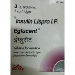 Eglucent Rapid 100 IU Solution for Injection | Humalog