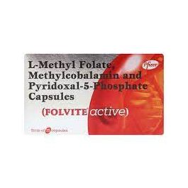 Folvite Active Capsule | L-methylfolate, Methylcobalamin | It's Dosage