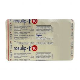 Rosulip-F 10 Tablet | Fenofibrate+Rosuvastatin | Crestor