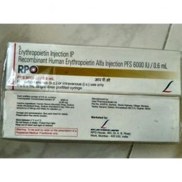 Rpo 6000 IU Injection | Epoetin Alfa | Procrit | Dosage | Precaution