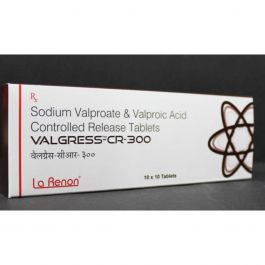 Valgress-CR 300 Tablet | Sodium Valproate | Divalproex Sodium