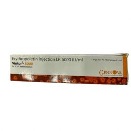 Vintor 6000 IU 1 ml Injection | Epoetin Alfa | Procrit | Side Effects