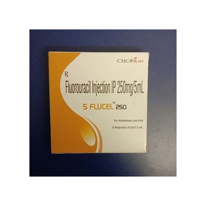 5 Flucel 250 Mg Injection 5 ml | Fluorouracil | Fluoroplex