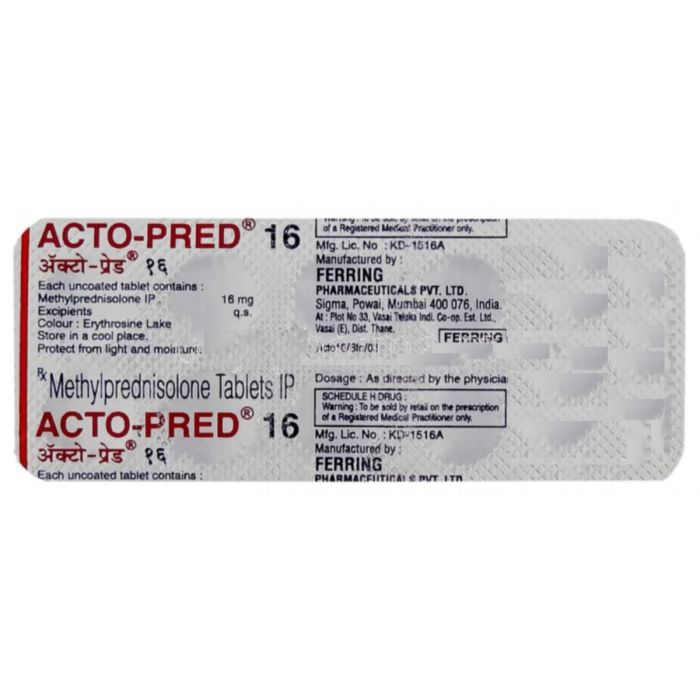 Acto Pred Tablets 16 Mg | Meprolonel | Precautions