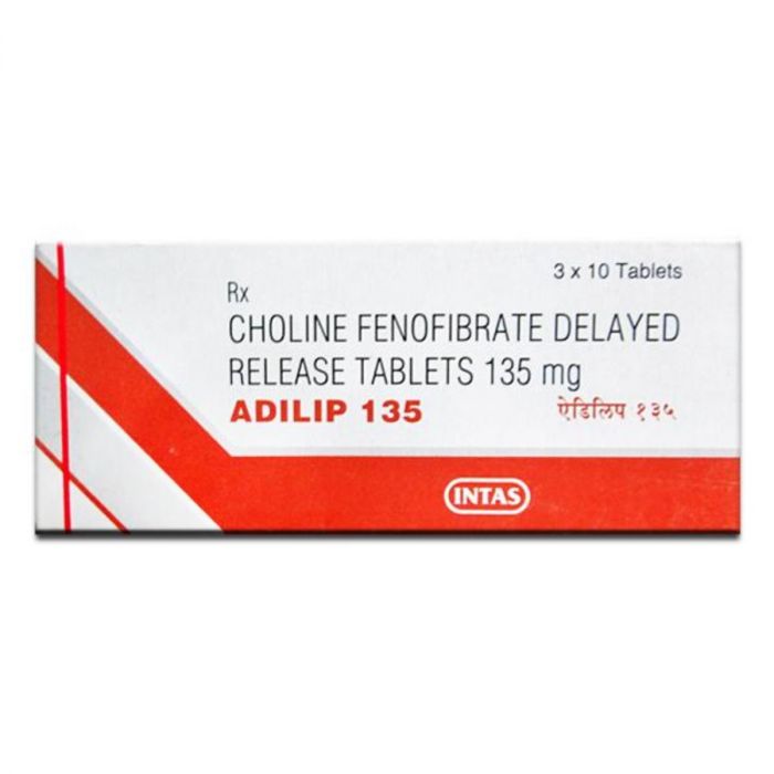Adilip 135 Tablet DR | Choline Fenofibrate | Tricor | It's Precautions