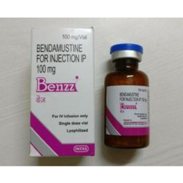 Benzz 100 Mg Injection | Bendamustine Hydrochloride | Bendeka Treanda