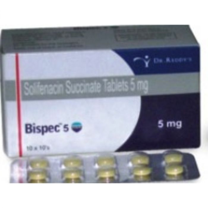 Bispec 5 Tablet | Solifenacin | Vesicare | It's Uses | Side Effects