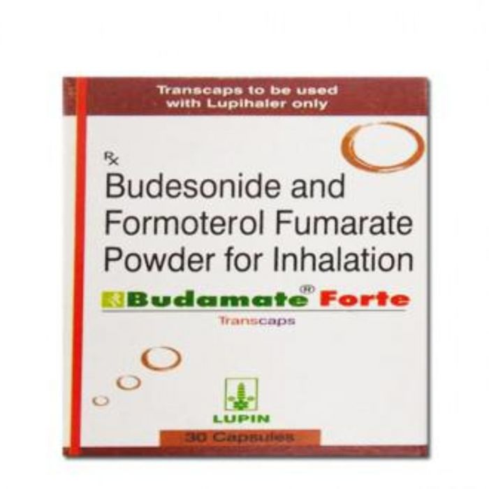 Budamate Forte Transcaps | Formoterol + Budesonide | Symbicort | Uses