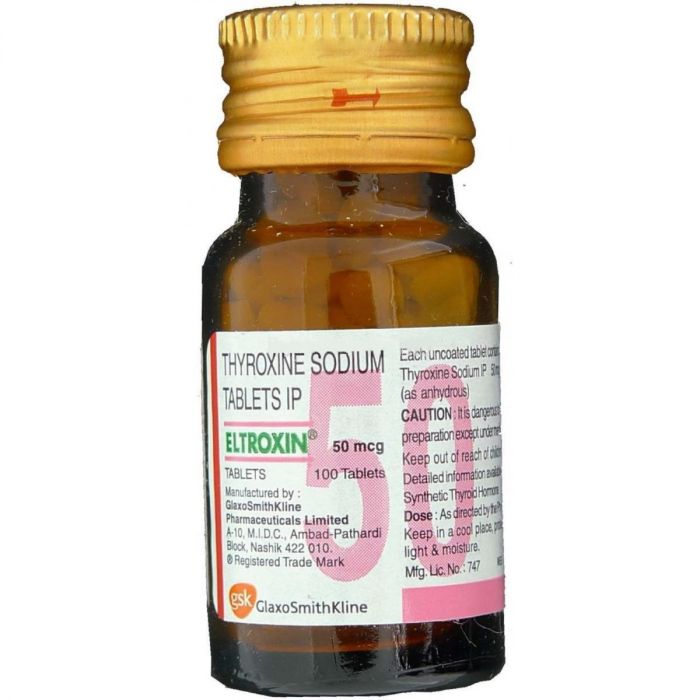 Eltroxin 50 mcg Tablet | Thyroxine | Levothyroxine | It's Uses