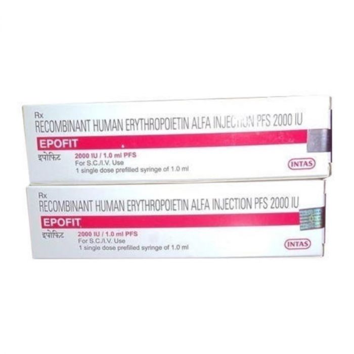 Epofit 2000 IU Injection | Epoetin Alfa | Procrit | Uses