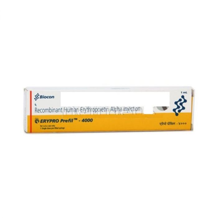 Erypro 4000 IU Injection | Recombinant Human Erythropoietin Alfa