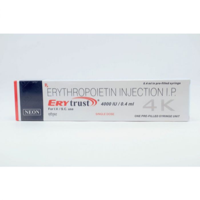 Erytrust 4000 IU Injection | Epoetin Alfa | Procrit | It's Uses