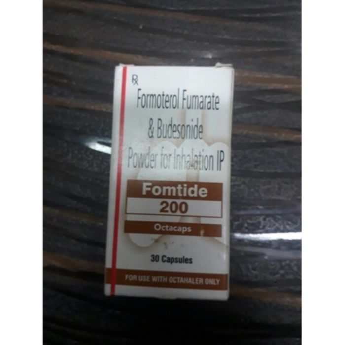 Fomtide 400 Octacaps | Formoterol Budesonide | Symbicort | Uses