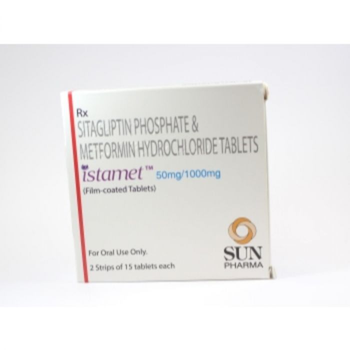 Istamet 50 Mg/500 Mg Tablet | Sitagliptin+ Metformin