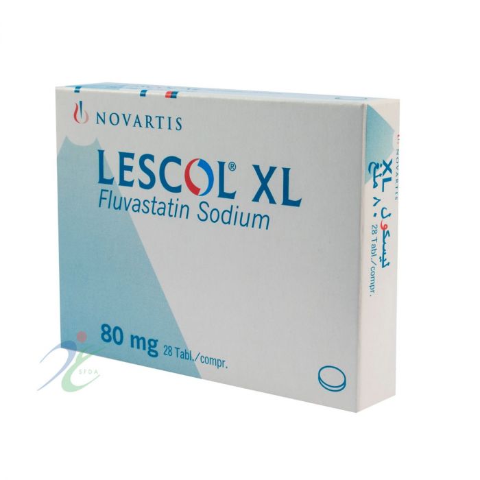 Lescol Tablet XL 80 Mg | Fluvastatin | Lescol It's Uses