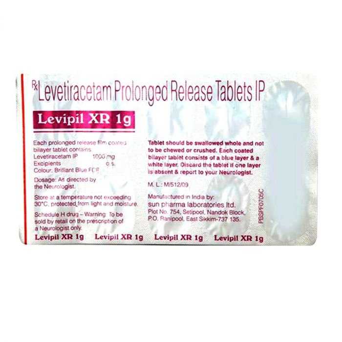 Levipil XR 1000 Mg Tablet | Levetiracetam | Keppra | It's Dosage