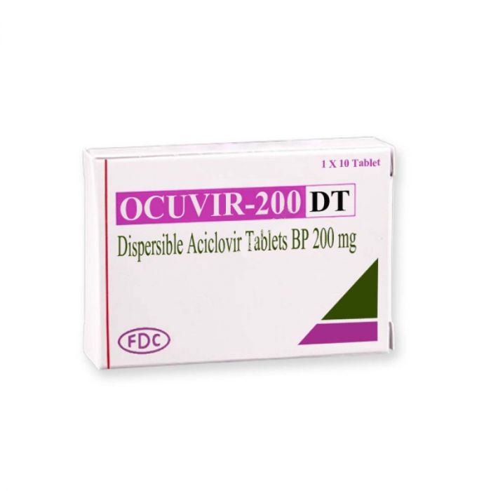 Ocuvir Dispersible Tablets 200 Mg | Acyclovir | Zovirax | It's Uses
