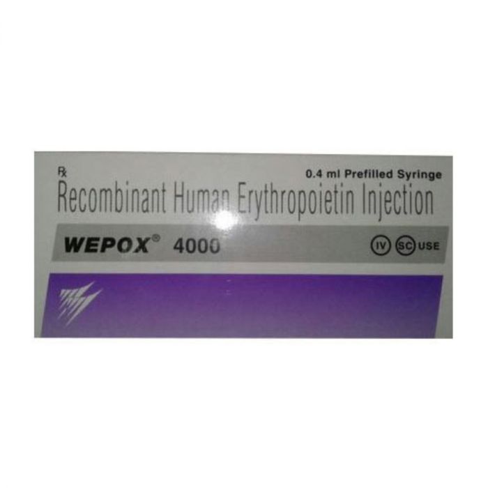 Wepox Safe 4000 IU 0.4 ml Injection | Epoetin Alfa | Procrit